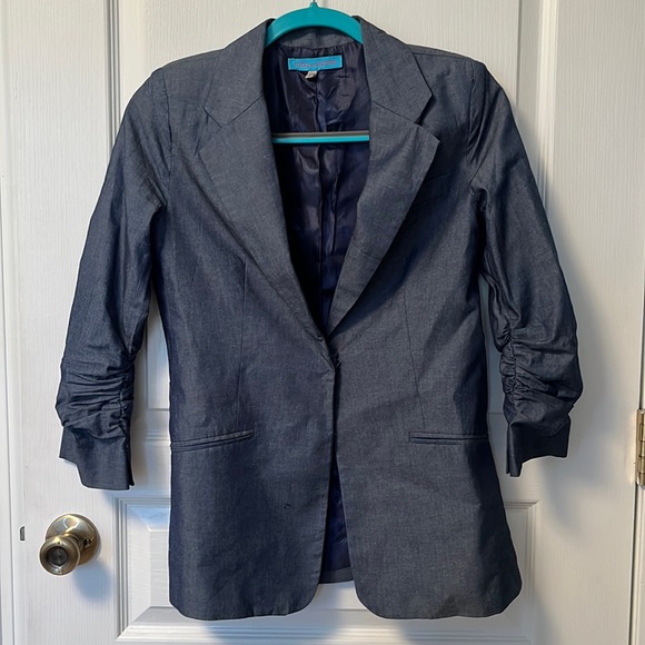 ruby and jenna | Jackets & Coats | Ruby And Jenna Cropped Sleeve Blazer | Poshmark